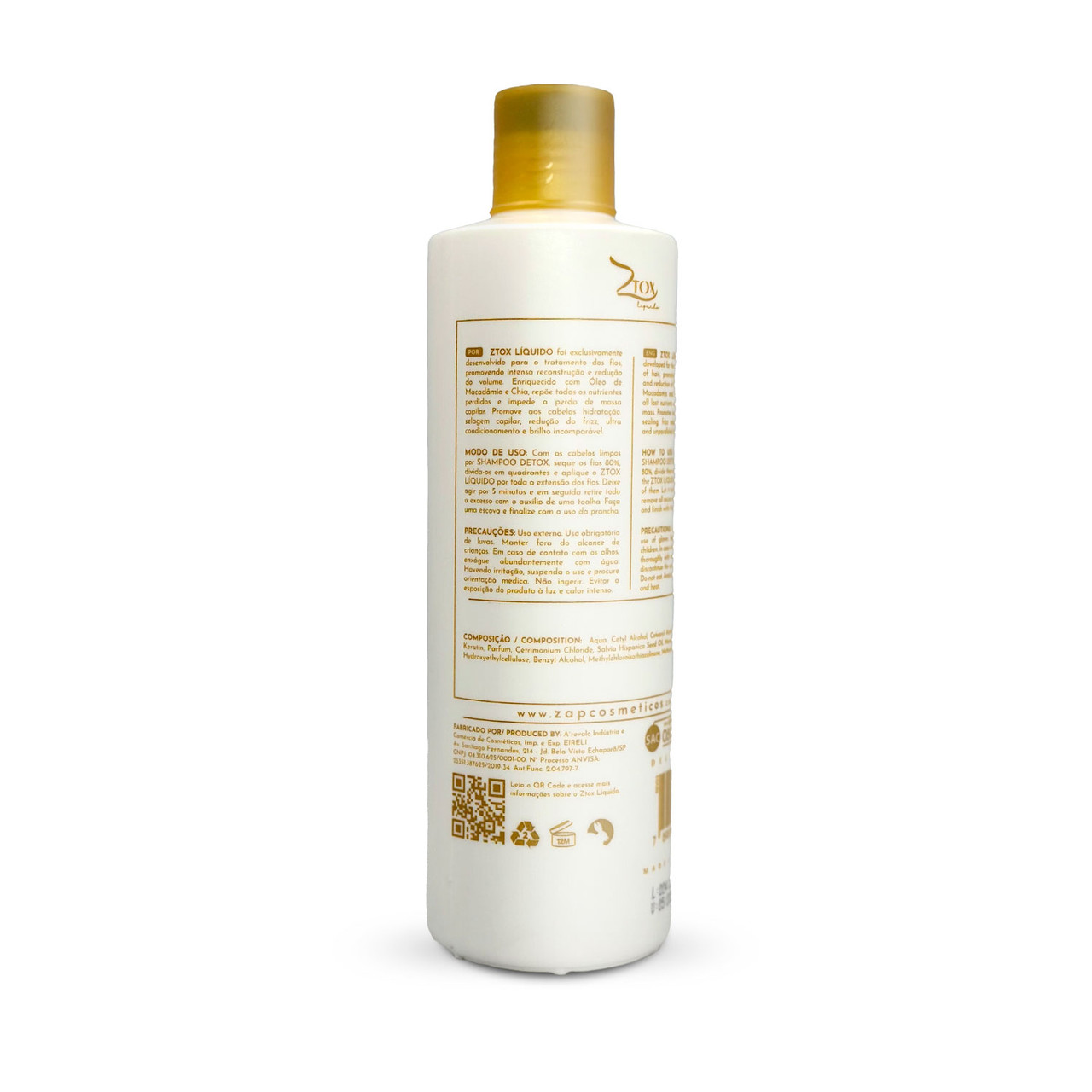 Zap Ztox Liquid Btox Hair Conditioning Reducing Liquid Btox Natural ...