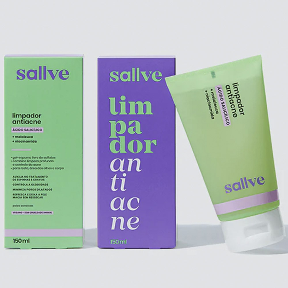Sallve Serum Antiacne Cleanser 150g/5.29 oz