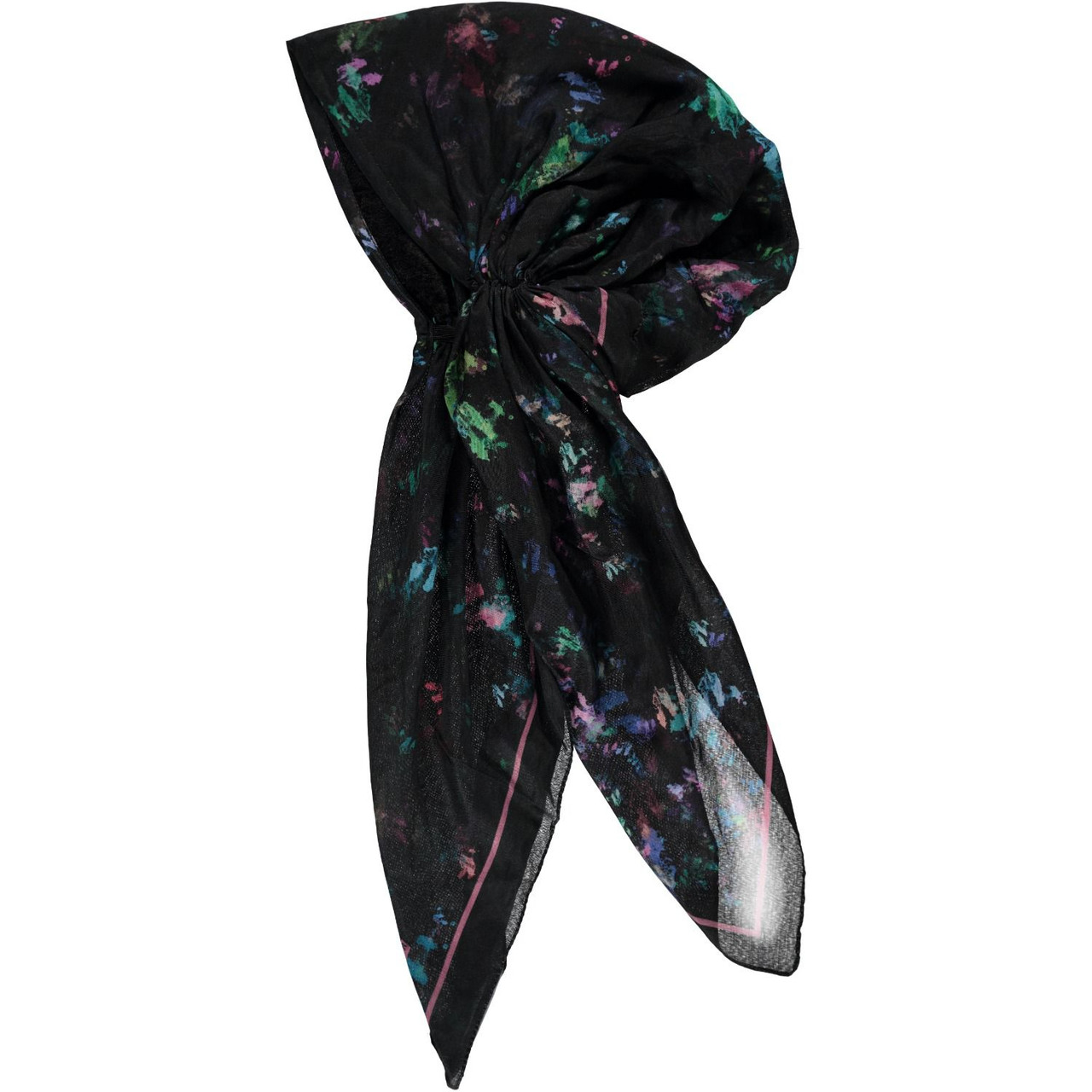 Multi Color Canvas Tichel (Pre-Tied, Semi Pre-Tied, Triangle, Square ...