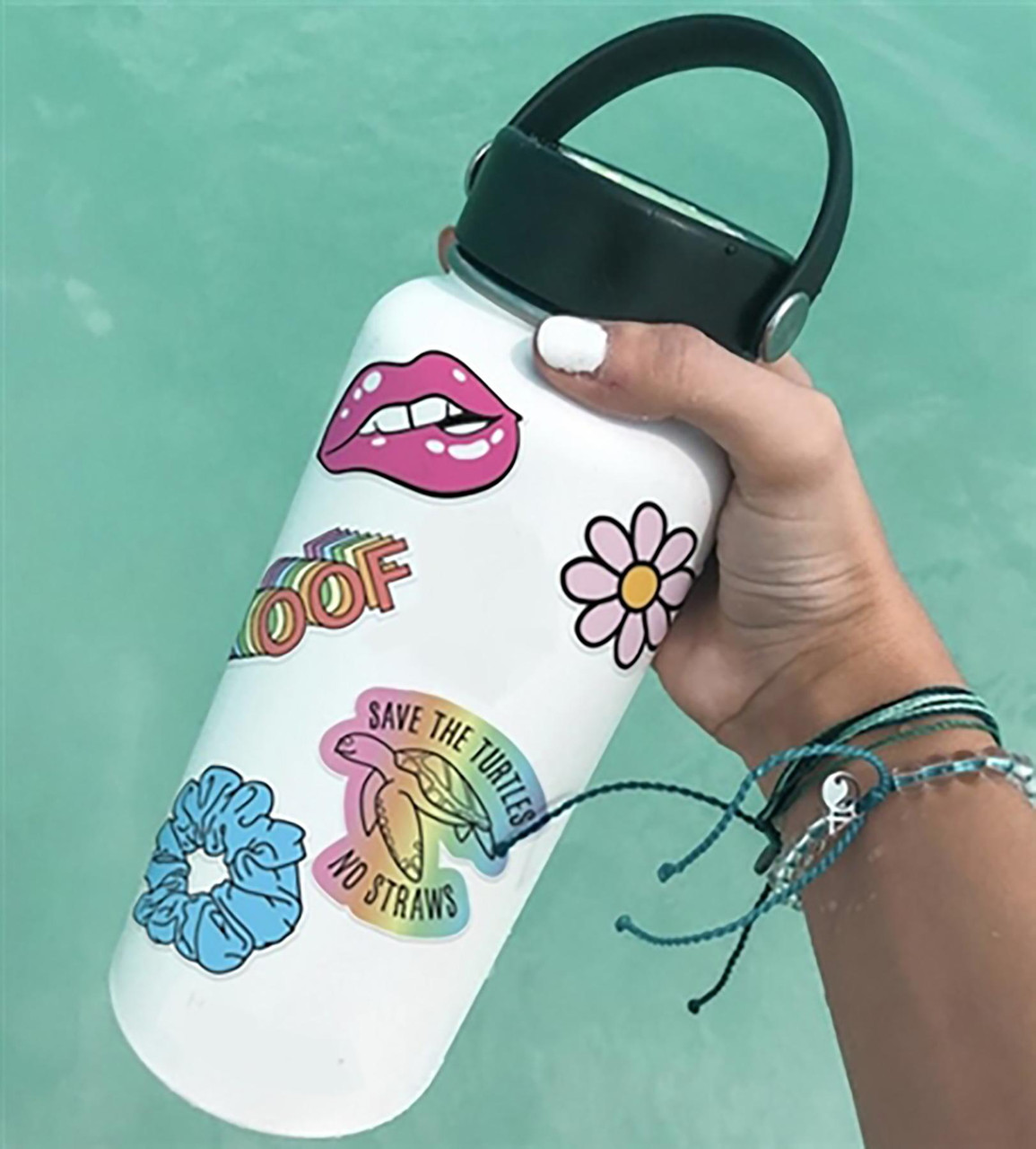 Top Trenz H20 Save the Turtles Water Bottle Stickers - STICK2-HYDRO ...