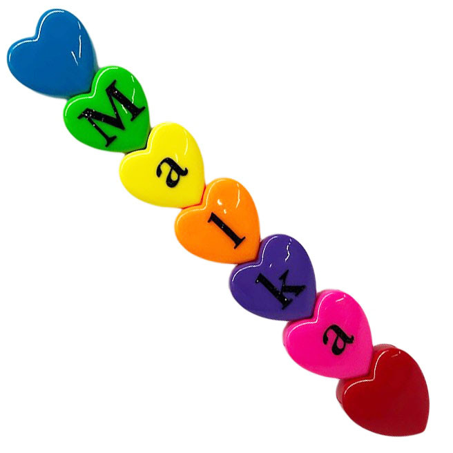 Hearts Stackable Markers 710-103 - Double Header USA