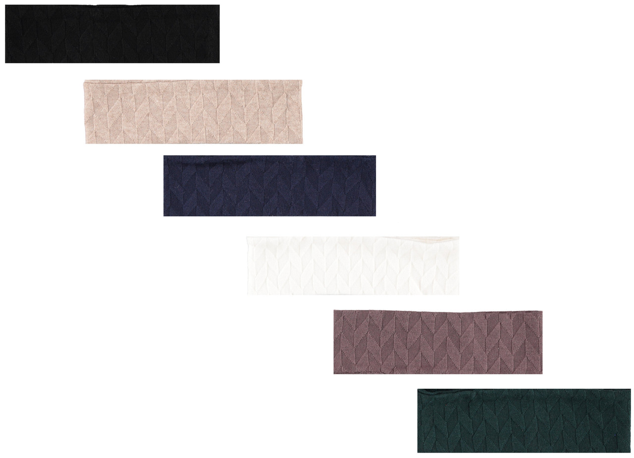 Herringbone Knit Ladies Headwrap - Double Header USA