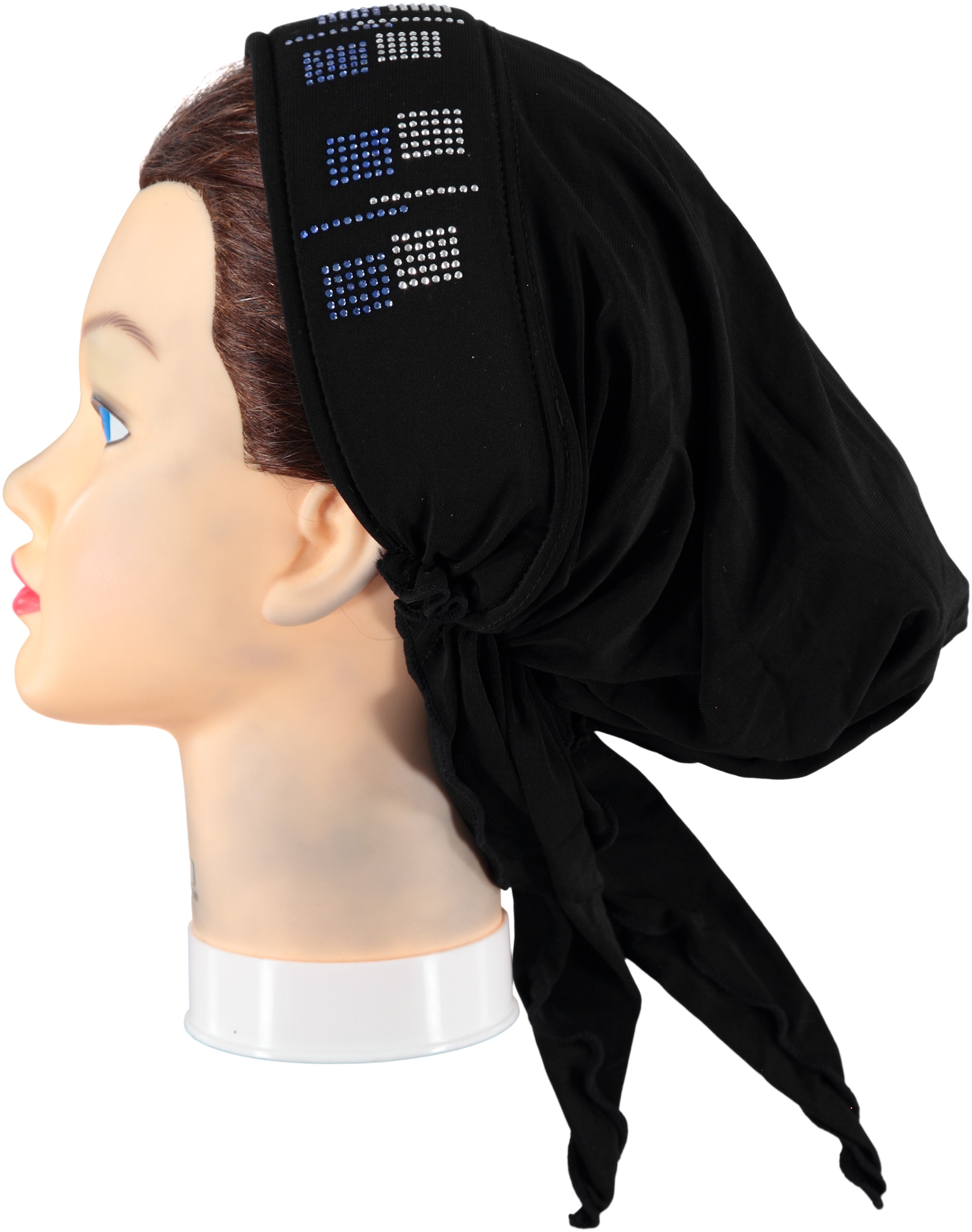 Women - Head Coverings - Pre-tied Bandanas - Double Header USA