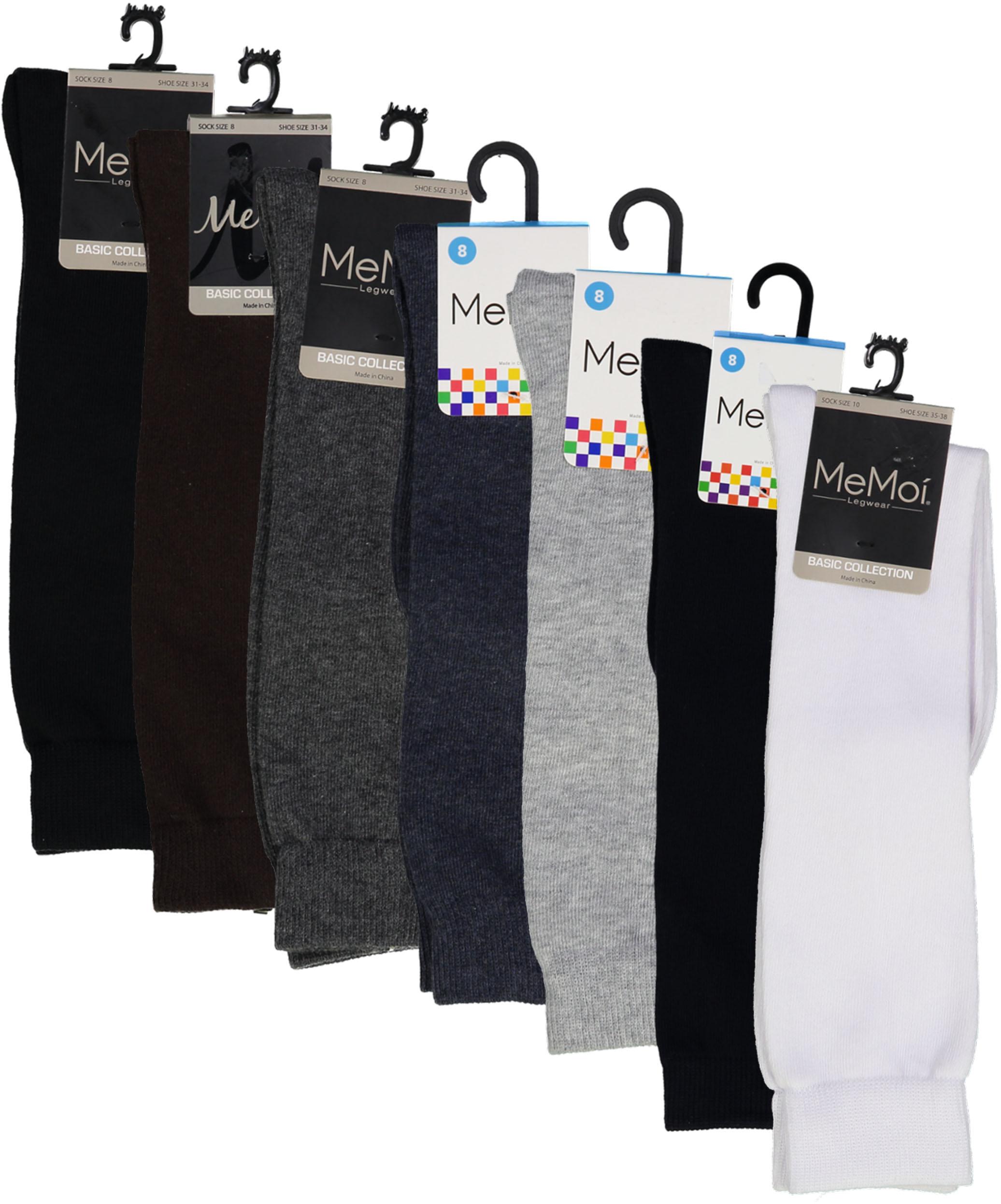 Memoi Girls Cotton Knee Socks - MK-5056 - Double Header USA