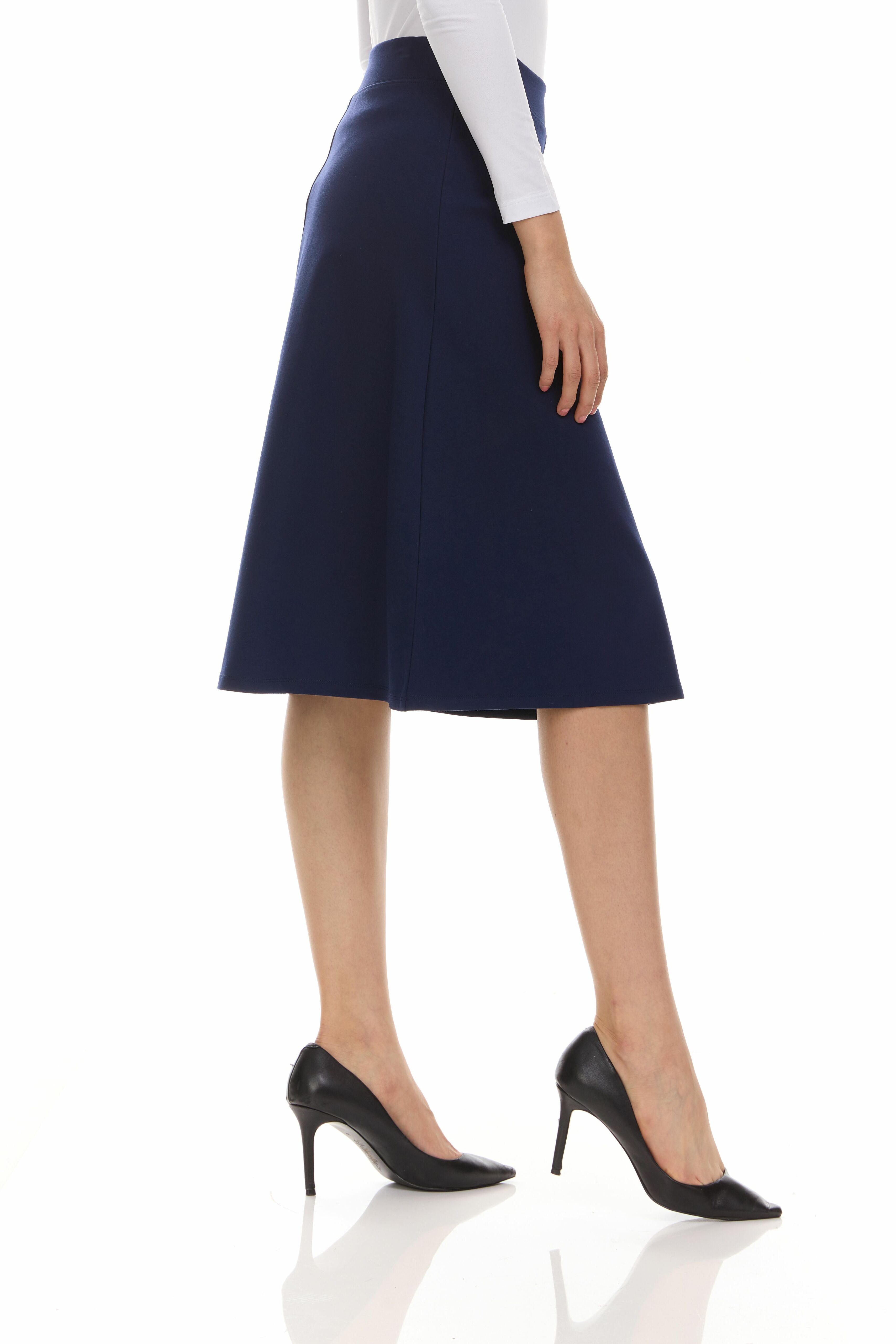 Womens 27 inch A-line Skater Skirt - Double Header USA
