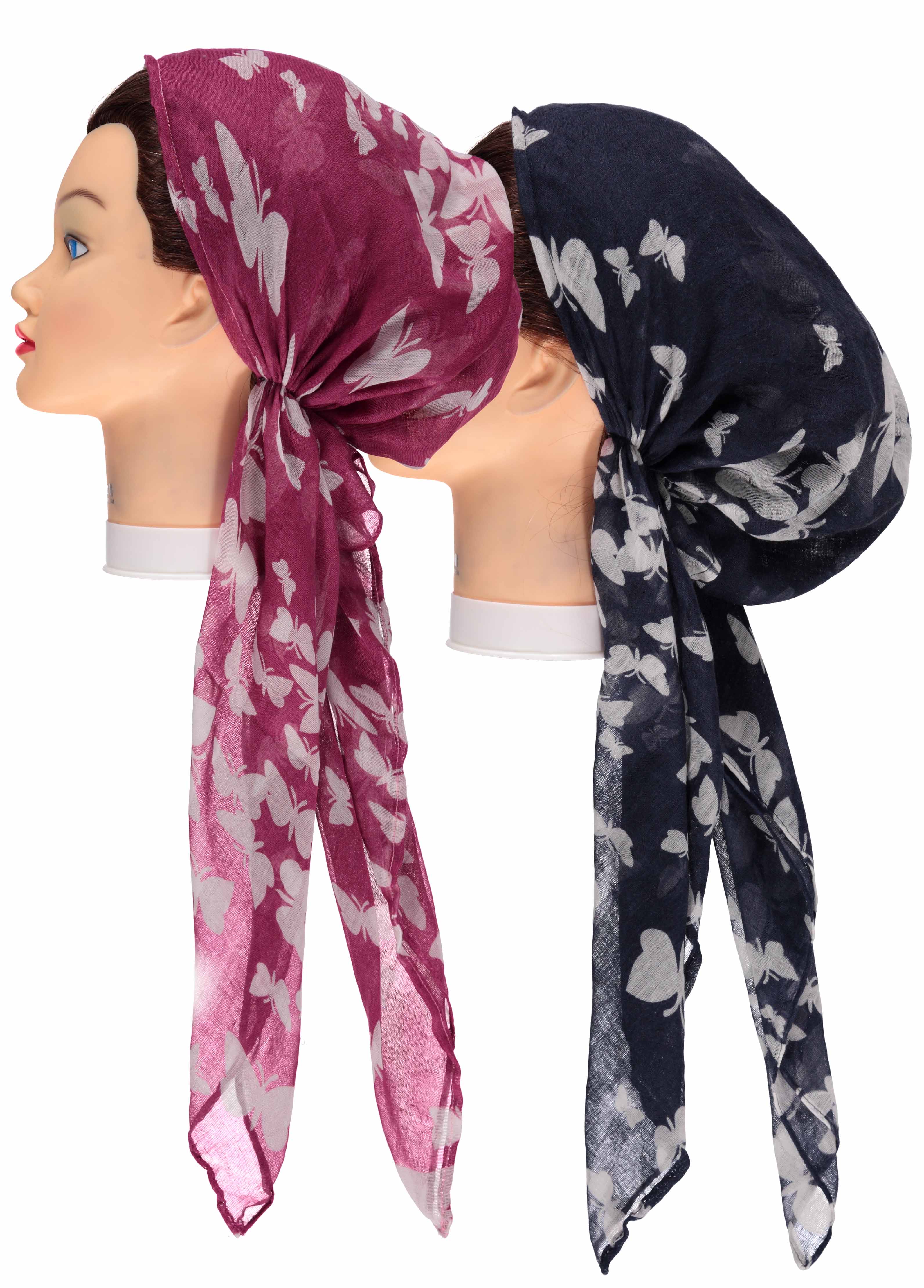 Riqki Butterflies Israeli Tichels - Double Header USA