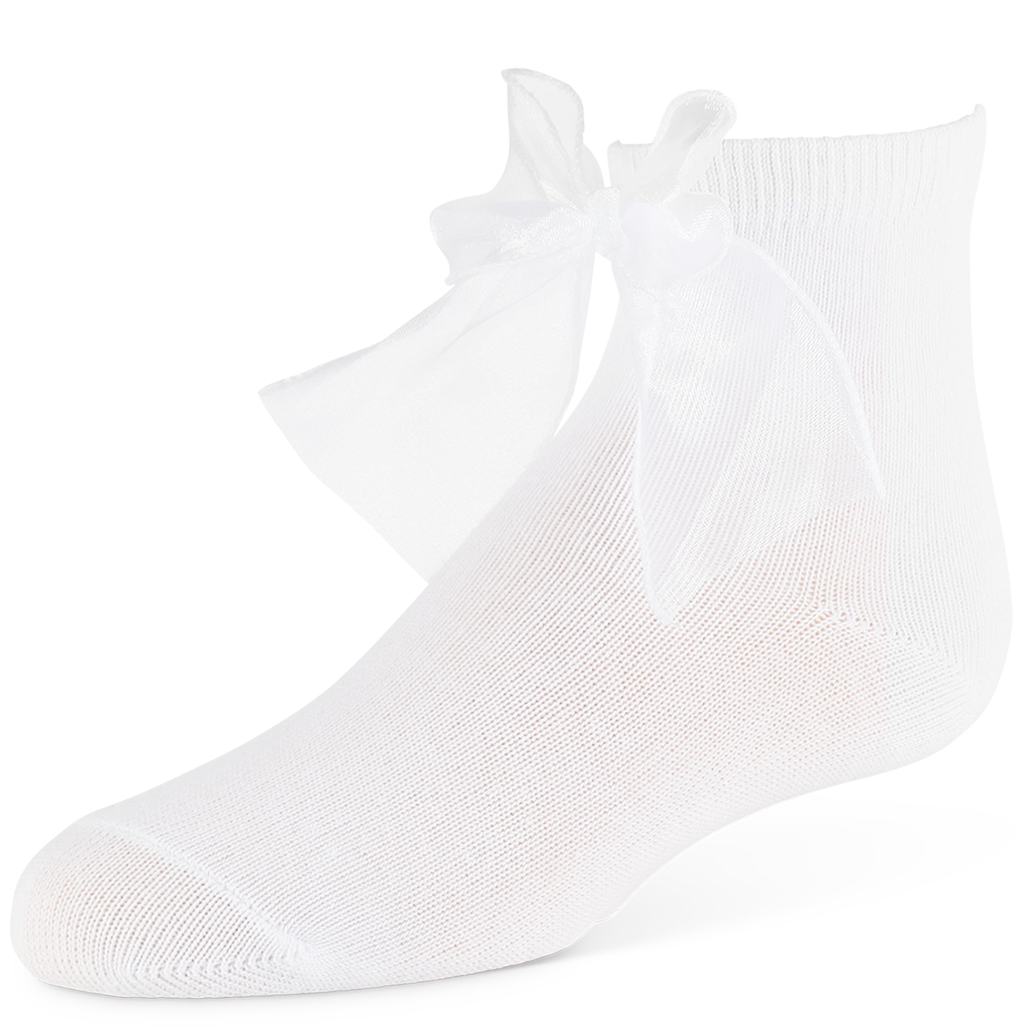 Girls Sheer Bow Ankle Sock - Double Header USA