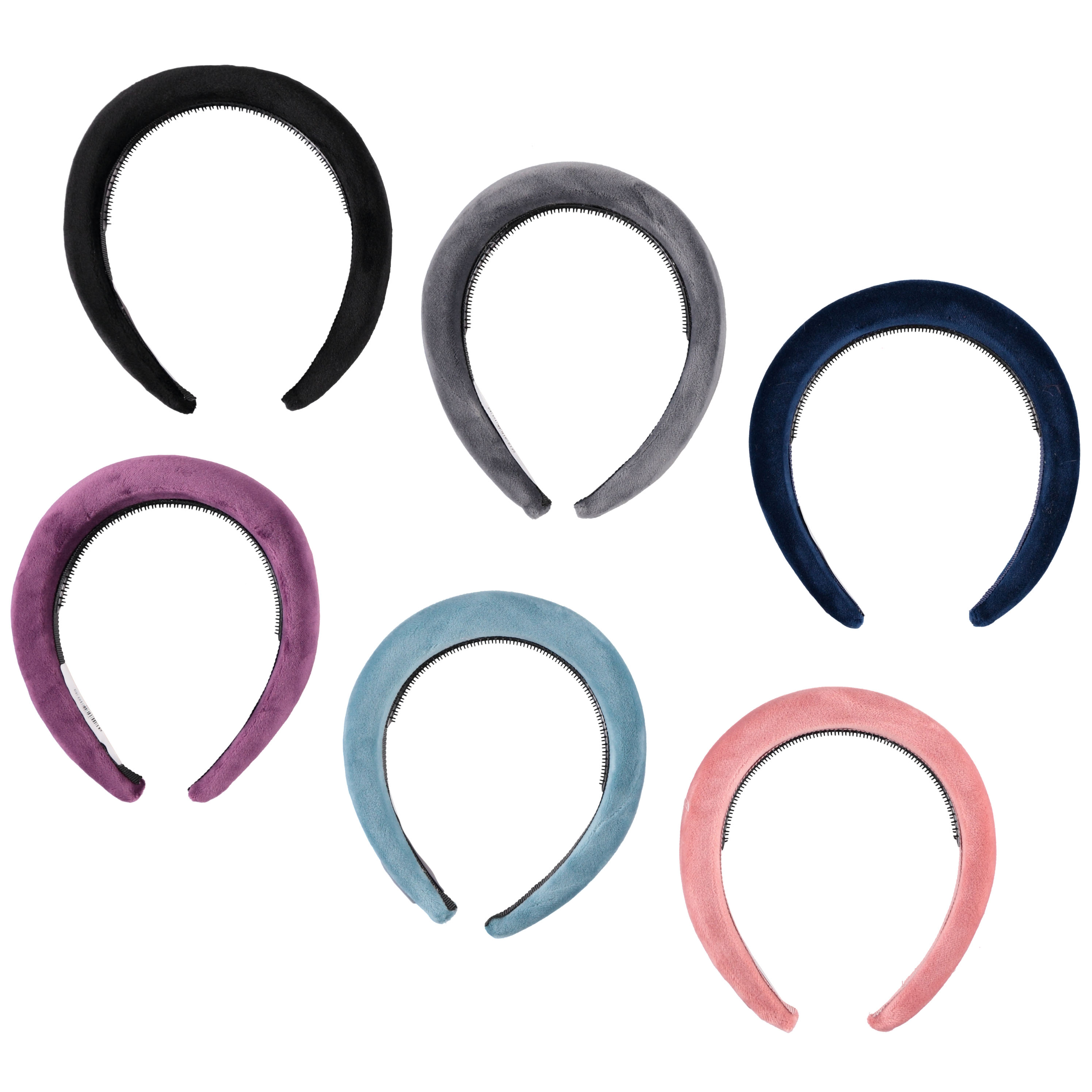 Girls Velvet Padded Headband - Double Header USA
