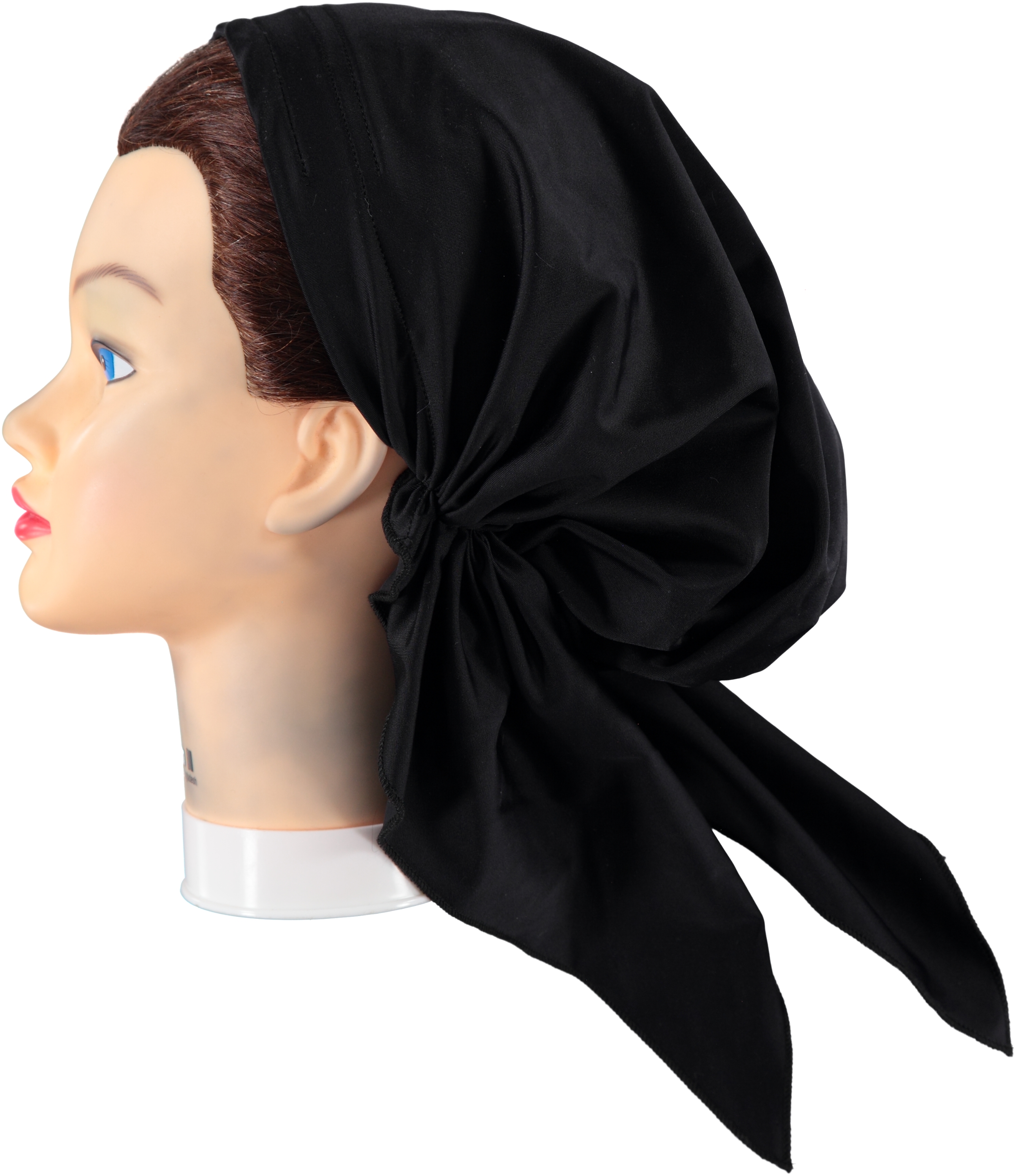 Women's Black Swim Pre-Tied Bandana - Swim Pre-Tied - Double Header USA