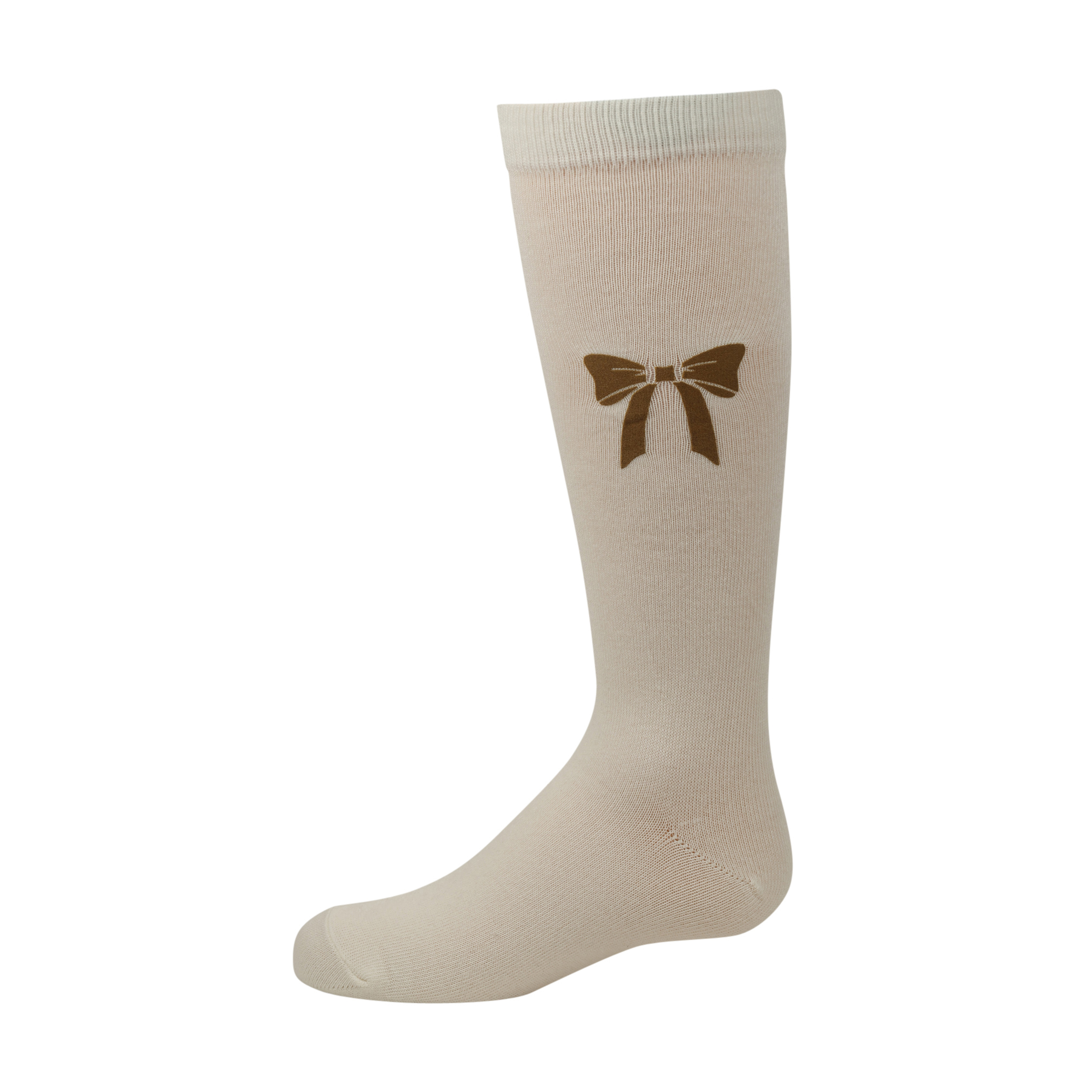 Girls Suede Bow Knee Sock - Double Header USA
