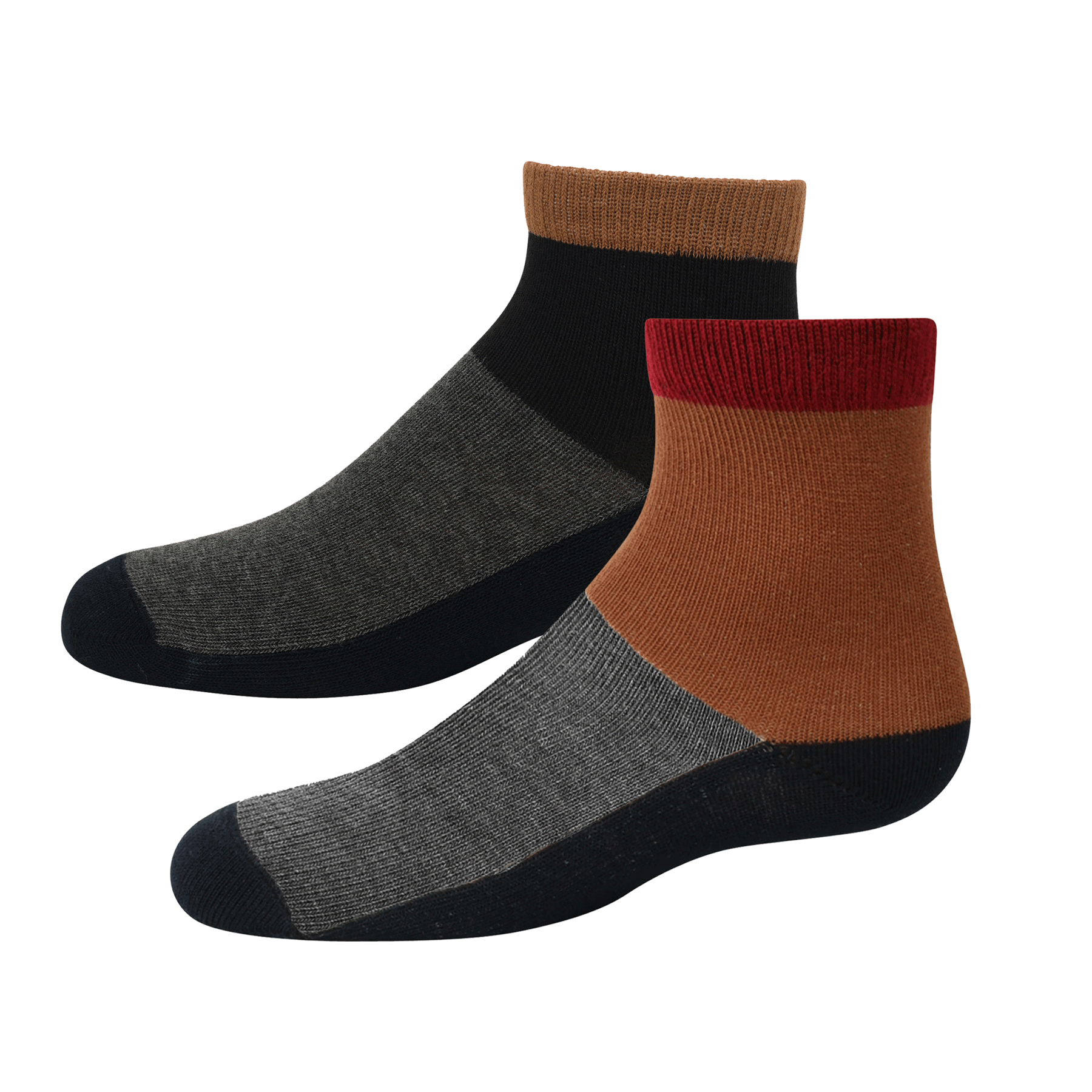 Boys Colorblock Crew Sock - Double Header USA