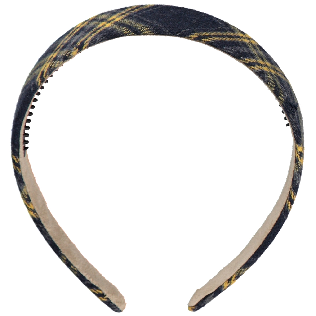 Girls Cozy Tartan Treasure Flat Headband - Double Header USA