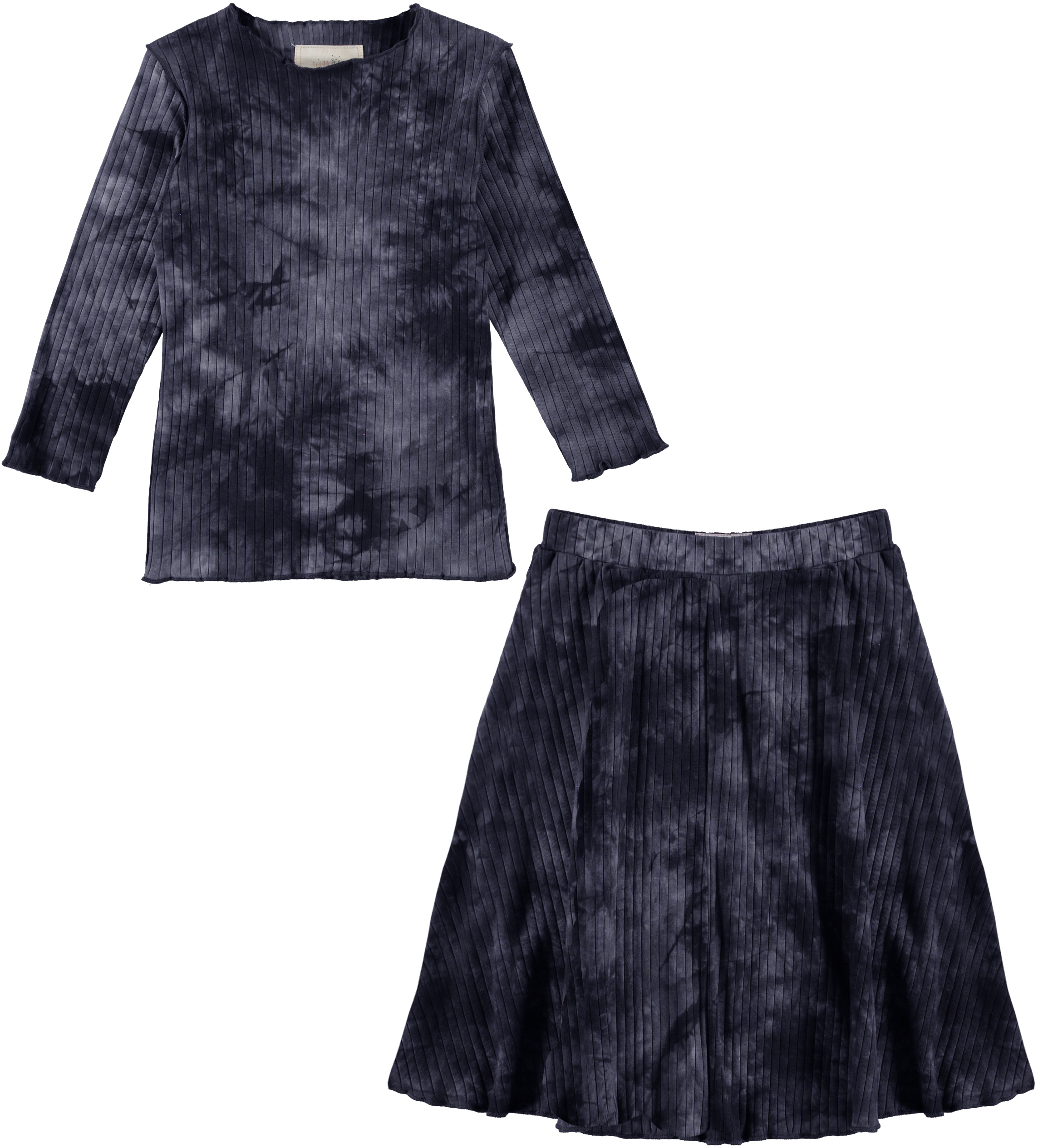 Girls Lettuce Edge Tie Dye Set Double Header Usa