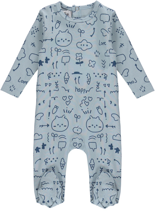 Baby Whimsical Cotton Stretchy - Double Header USA