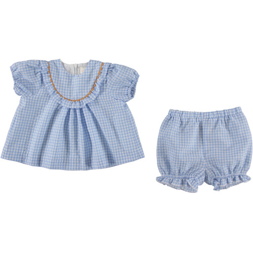 Baby Gingham Top/Bloomer - Double Header USA