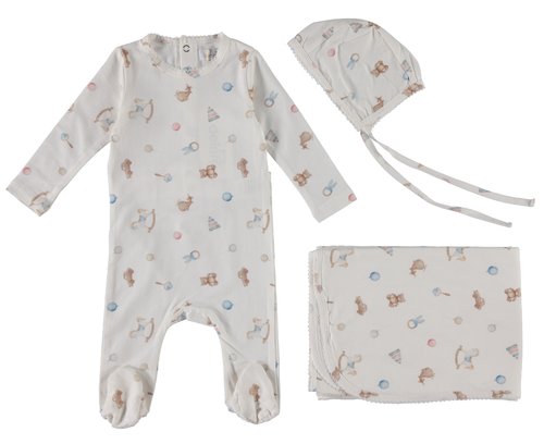 3 Pc Baby Gift Set - Double Header USA