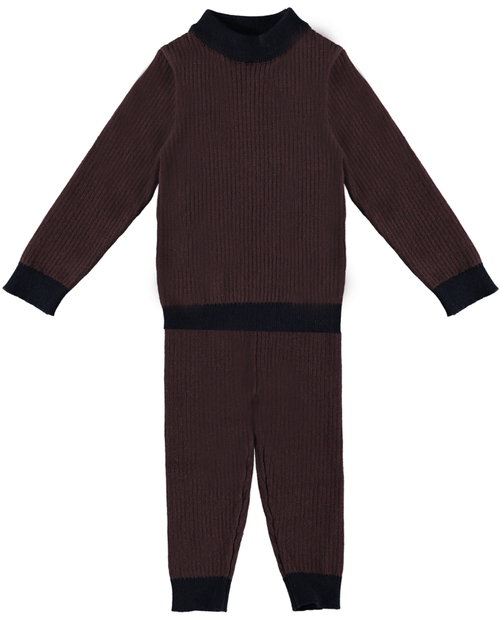 Cable Knit Baby Set - Double Header USA
