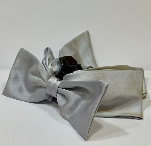 Silk Aura Bow Hair Clip - Double Header USA
