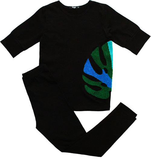 Noggi Boys Leaf Cotton Pajamas - 120002-970 - Double Header USA