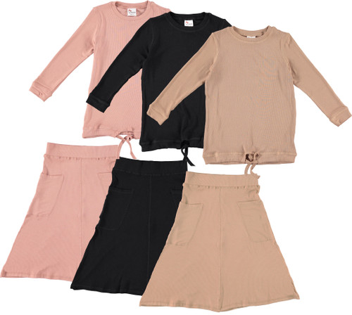 Girl's Contrast Stitch Draw String Outfit (Sold Separately) - Double ...