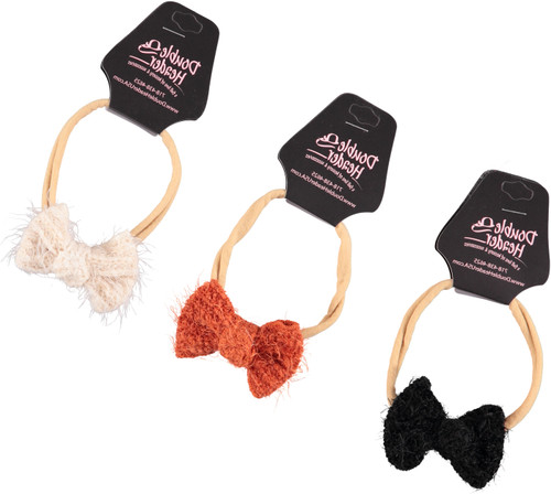 Baby Distressed Bow Headband - Double Header USA