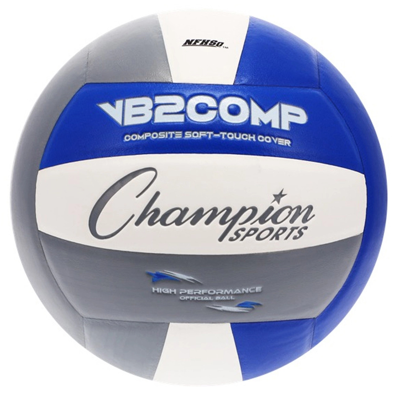 Official Size Composite Volleyball - Gray/Blue | Camps, Resorts, Park ...