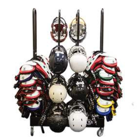 4-Stack Rolling Shoulder Pad/Helmet Rack | Shop by Category Storage ...