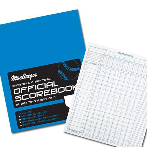 BASEBALL SCOREBOOK | Shop by Sport Baseball Baseball/Softball