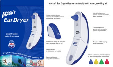Mack's Ear Dryer | Aquatics
