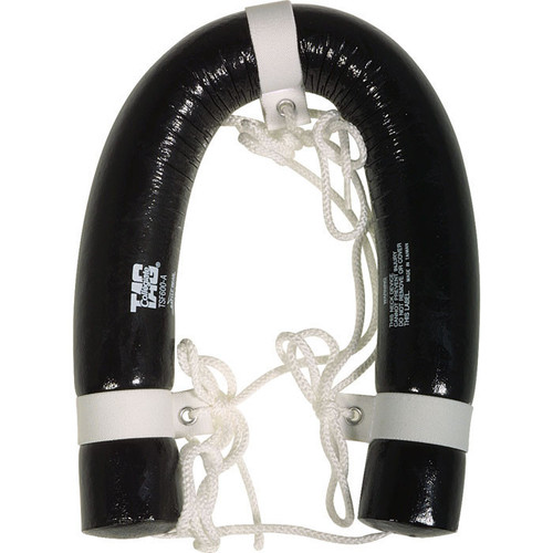 Youth black 1 1/2" round neck roll. | Shop by Sport Football