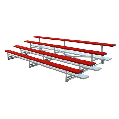 4 Row 15' Low Rise Bleacher - Specify Color | Team Sports Other Equipment