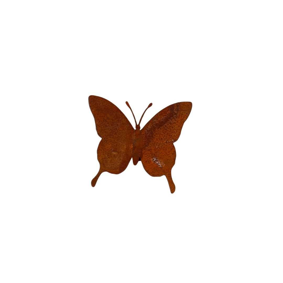 RUST BUTTERFLY POT HANGER - XJ272 - Bronrob