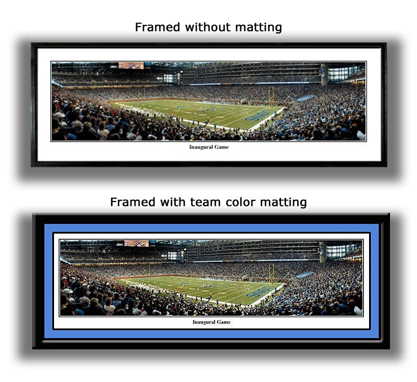 Detroit Lions Inaugural Game at Ford Field NFL Picture