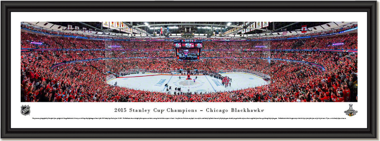 Chicago Blackhawks 2015 Stanley Cup Championship Framed Picture