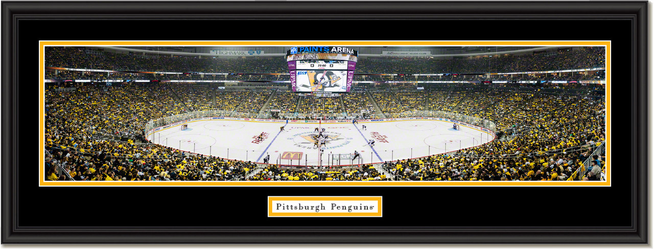 Pittsburgh Penguins PPG Paints Arena Framed Panoramic Picture