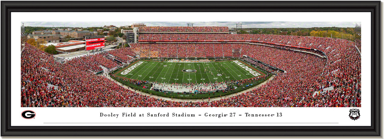 Georgia Bulldogs Football 2022 Season - Sanford Stadium - Framed Print