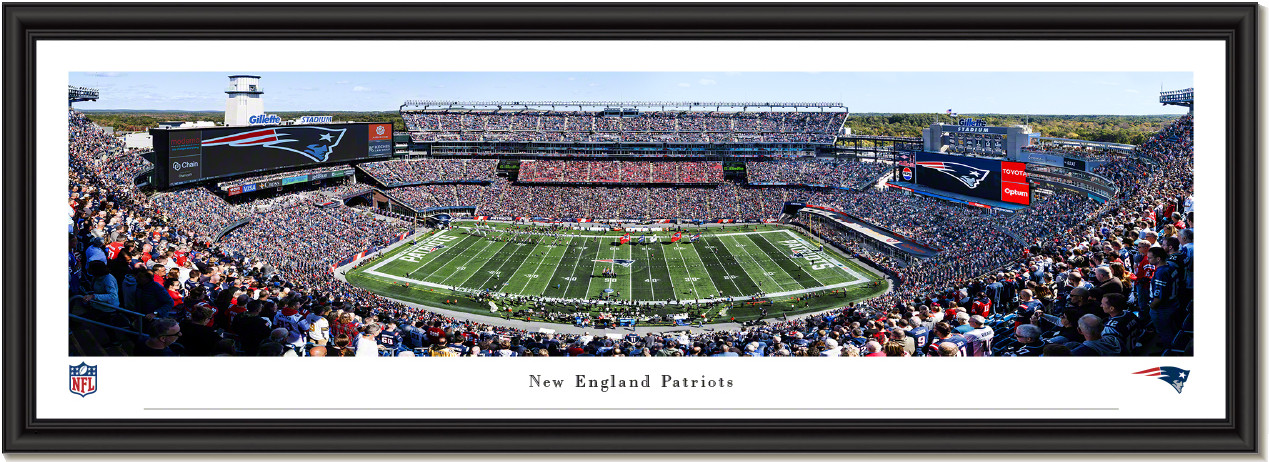 New England Patriots Gillette Stadium Framed Print