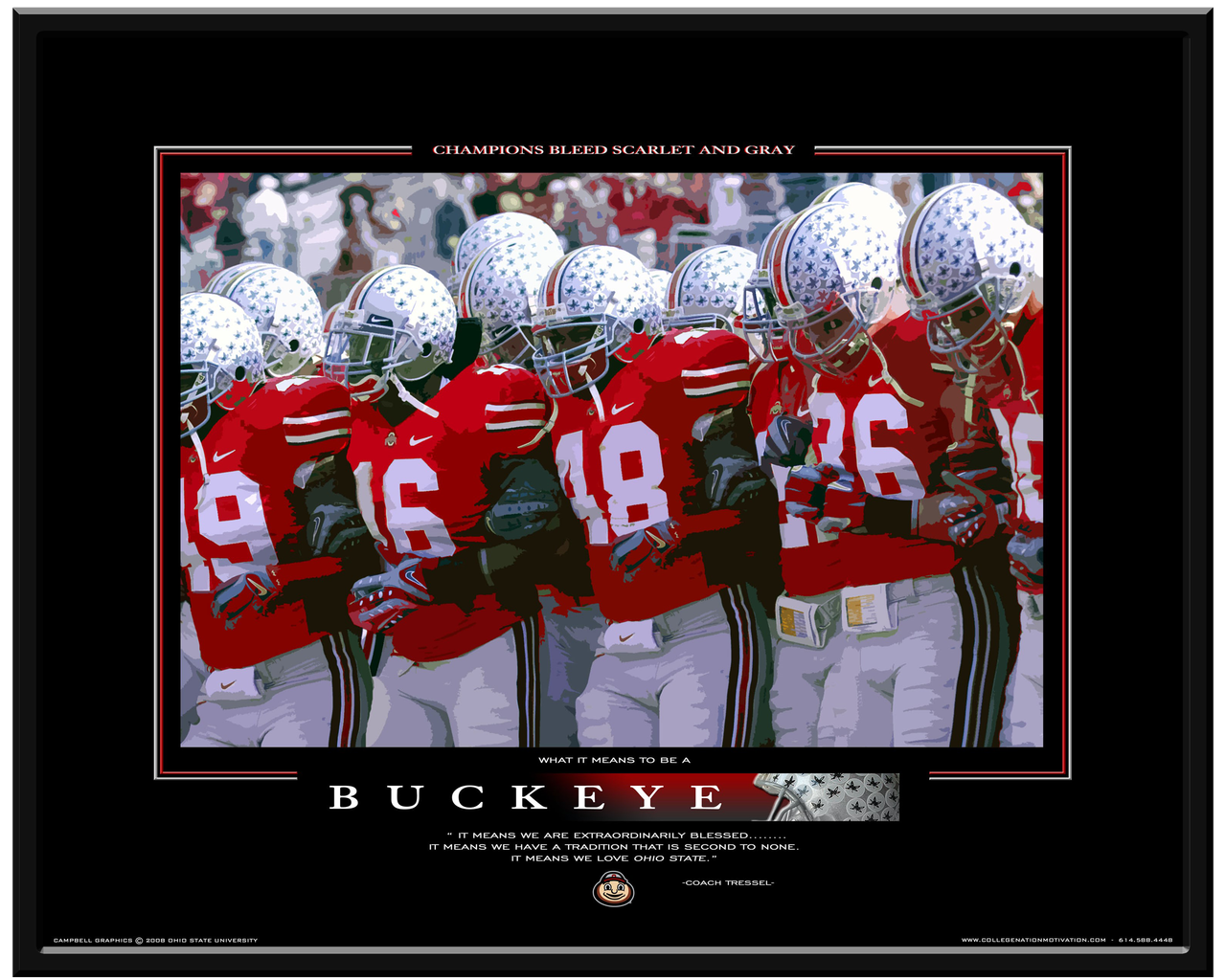 Ohio State Framed Pictures | OSU Football Pictures | Buckeyes Pictures