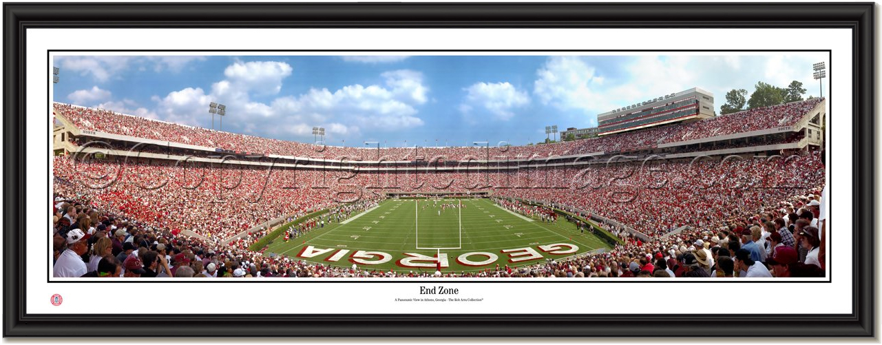 Georgia Bulldogs Sanford Stadium Panoramic Poster UGA Framed Picture