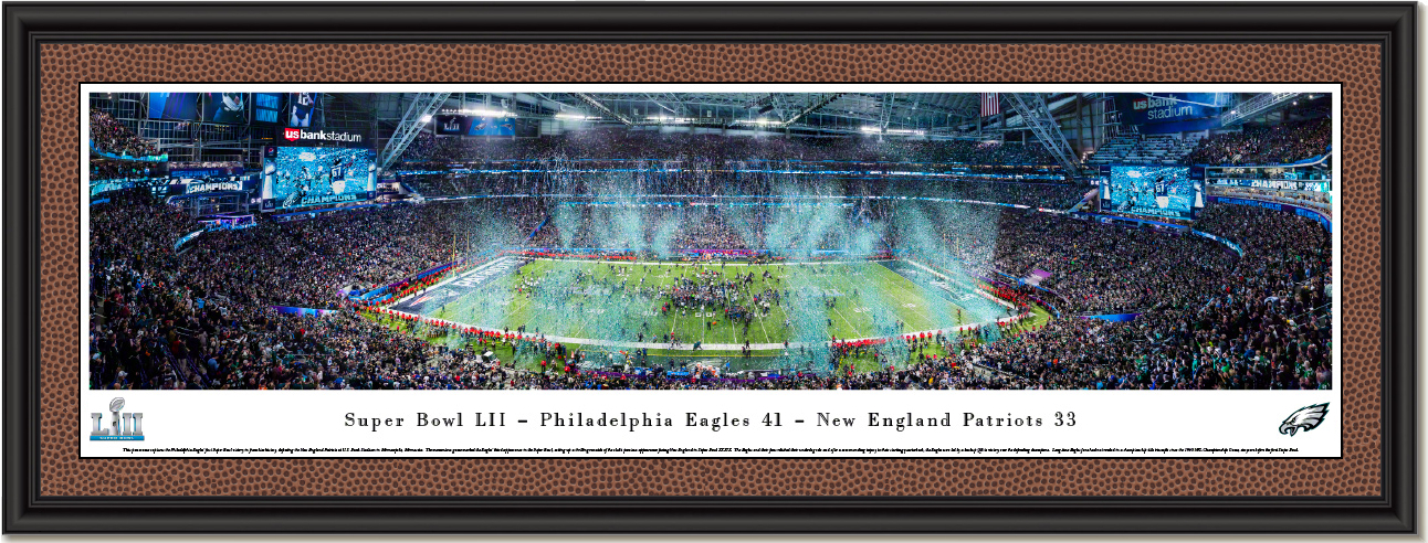 2018 SUPER BOWL LII PANORAMIC PICTURE - PHILADELPHIA EAGLES - SUPER BOWL 52