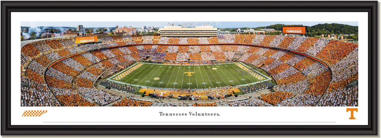Tennessee Volunteers Football 2022 Season - Neyland Stadium - Framed Print