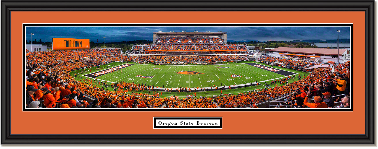 Oregon State Beavers Football - Reser Stadium - Framed Print