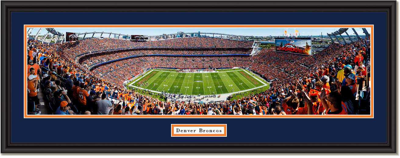 Denver Broncos at Empower Field at Mile High Stadium Framed Print
