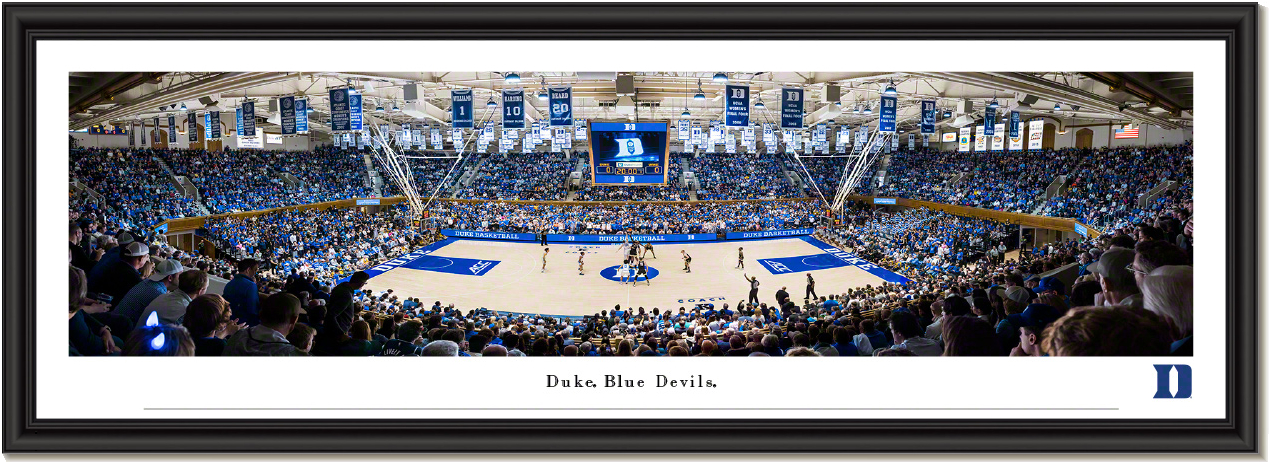 Duke Blue Devils Men's Basketball - Cameron Indoor Stadium - Framed ...