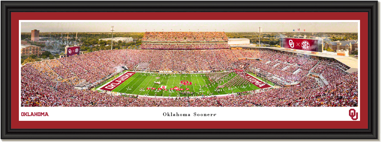 Oklahoma Sooners Football - Gaylord Family Oklahoma Memorial Stadium ...