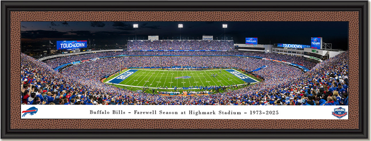 Buffalo Bills Night Game At Highmark Stadium Framed Print