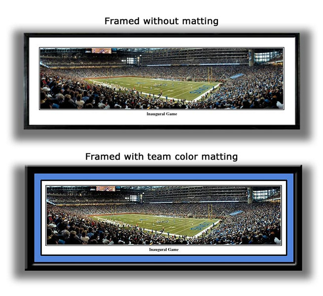 Detroit Lions Inaugural Game at Ford Field NFL Picture