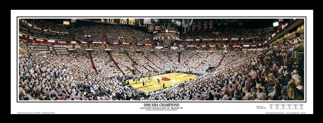 Miami Heat 2006 NBA Champions Poster