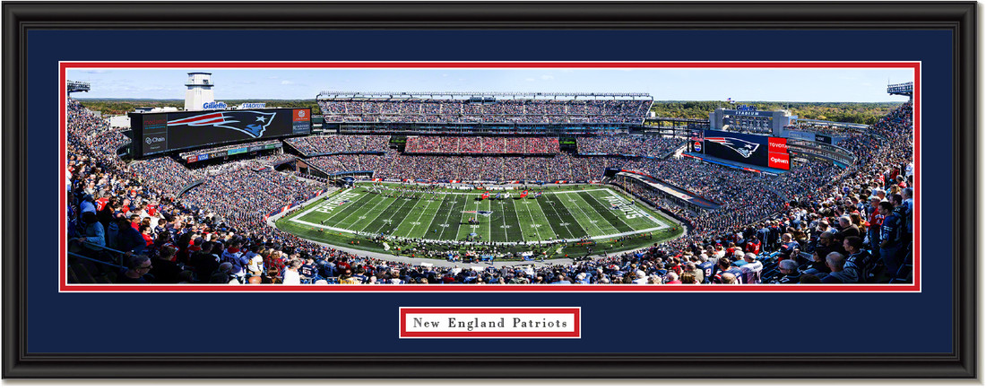 New England Patriots Gillette Stadium Framed Print
