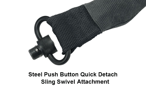 UTG® Single Point Bungee Sling with QD Sling Swivel